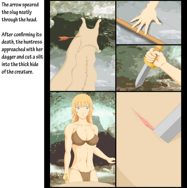 Rule 34 1girls Comic Eaten Then Fucked English Text Female Female Prey Monster Slug