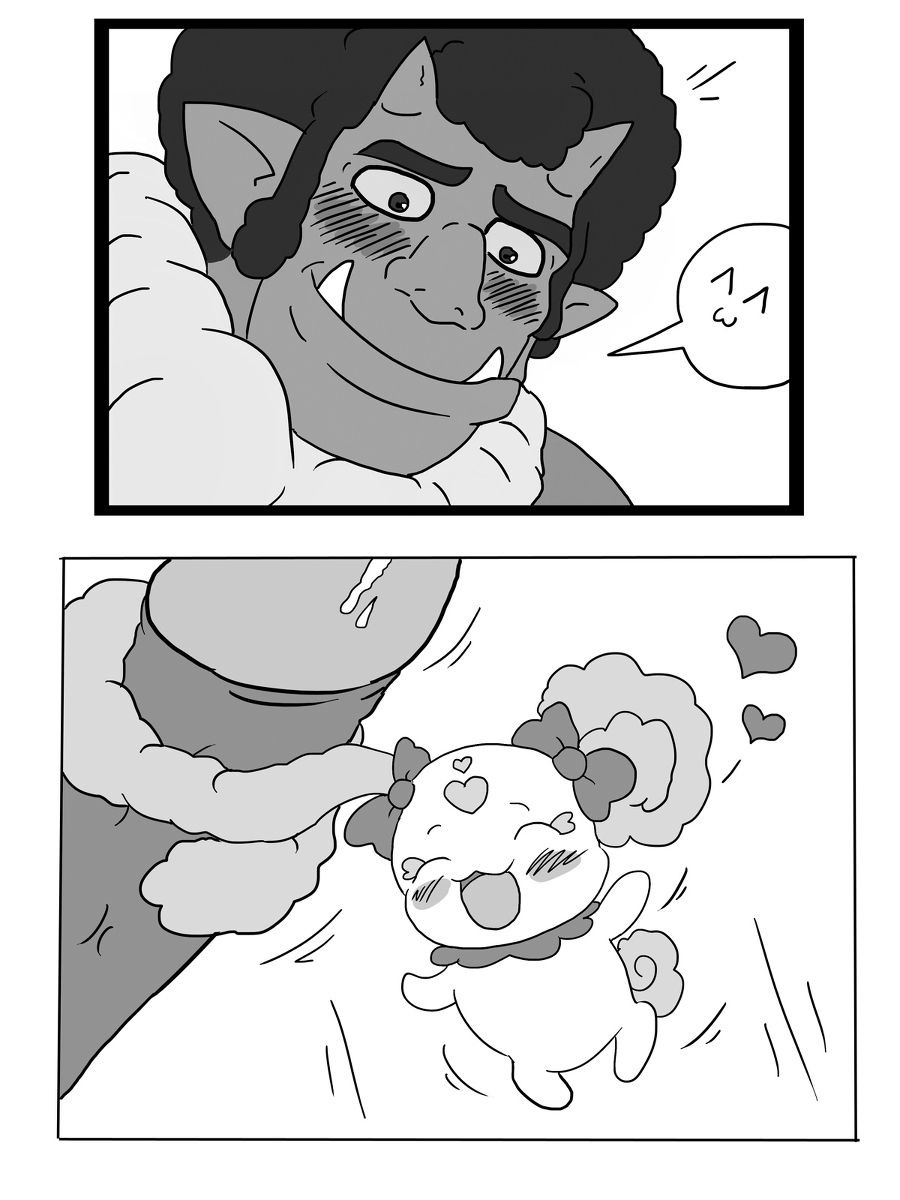 Rule 34 Akaoni Blush Bow Candy Comic Fairy Fangs Handjob Happy Happy Sex Horns Huge Cock Love