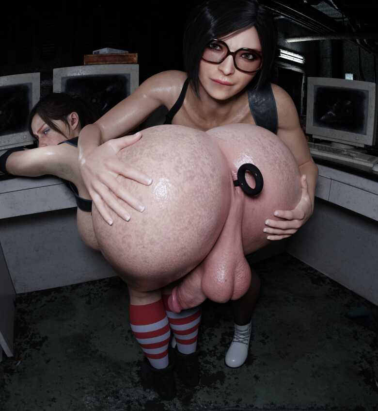 Rule 34 2futas 3d Ada Wong Anal Beads Anus Anus Focus Ass Back 9091