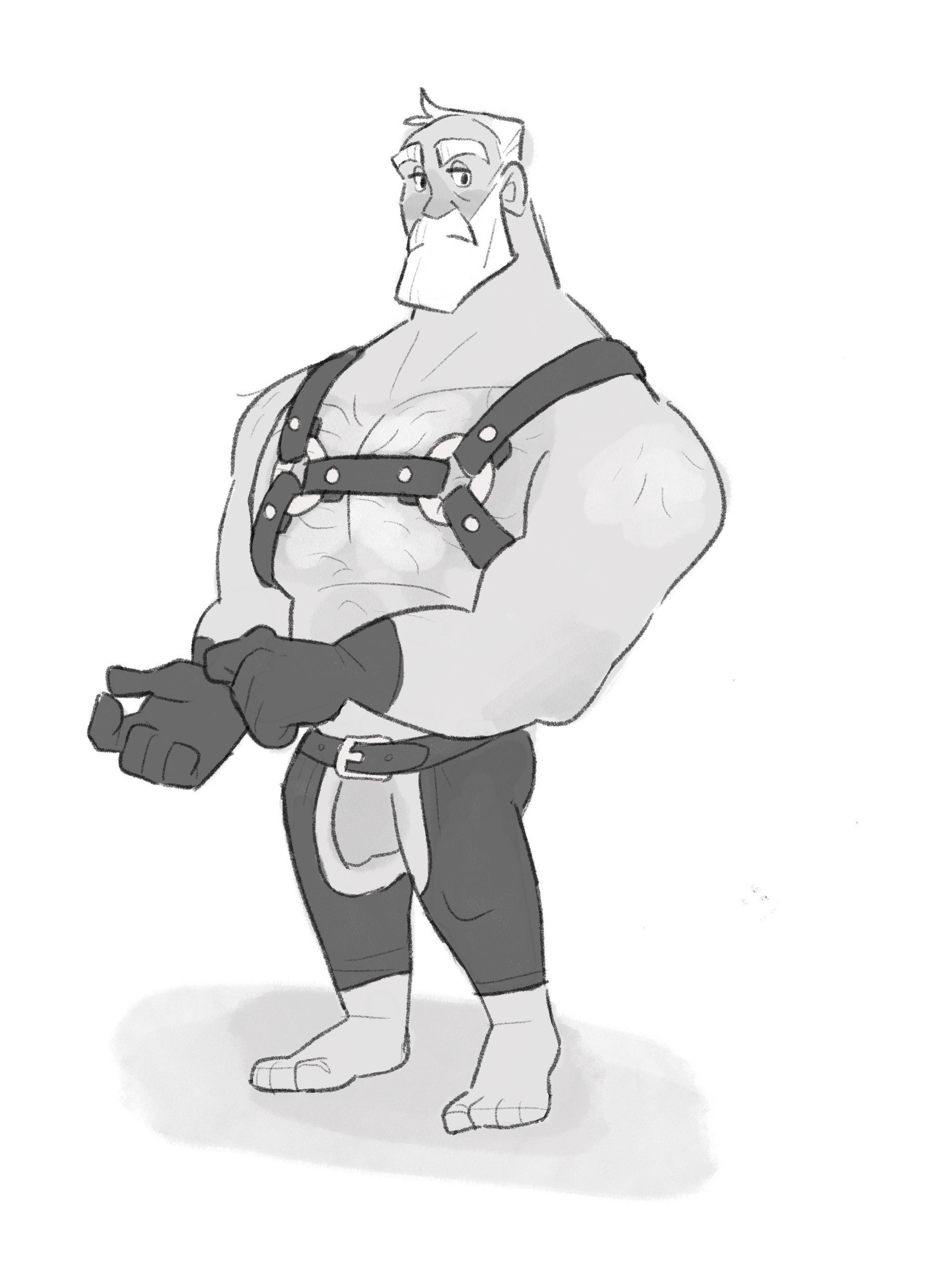 Rule 34 Balls Beard Bunbunny Artist Crotchless Clothes Facial Hair 9222