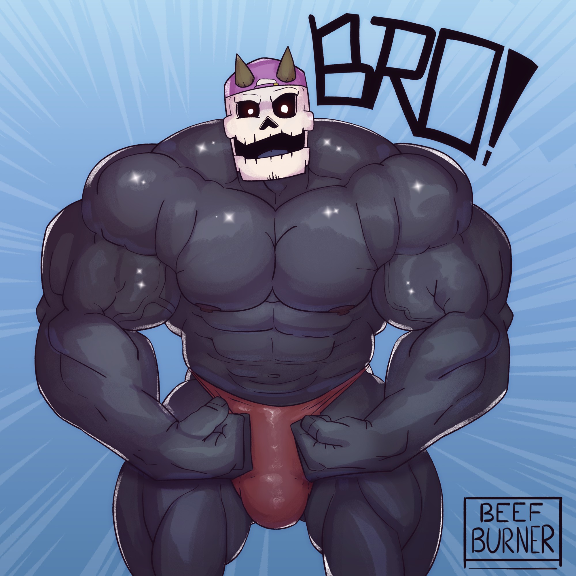 Rule 34 Backwards Baseball Cap Balls Bara Baseball Cap Beefburner Big Balls Big Penis Black