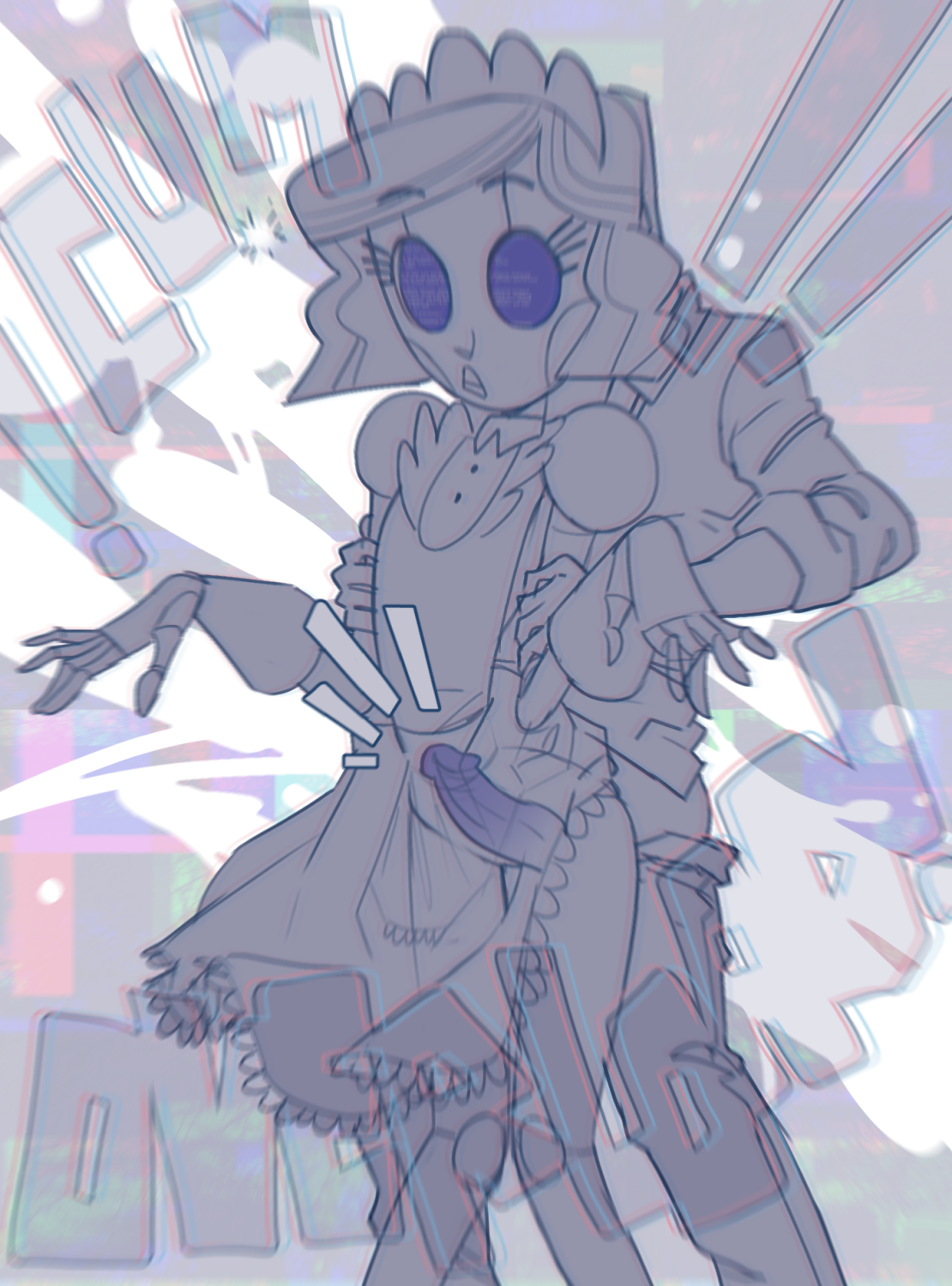 Rule 34 Android Apron Blue Screen Of Death Clothed Sex Emmy The