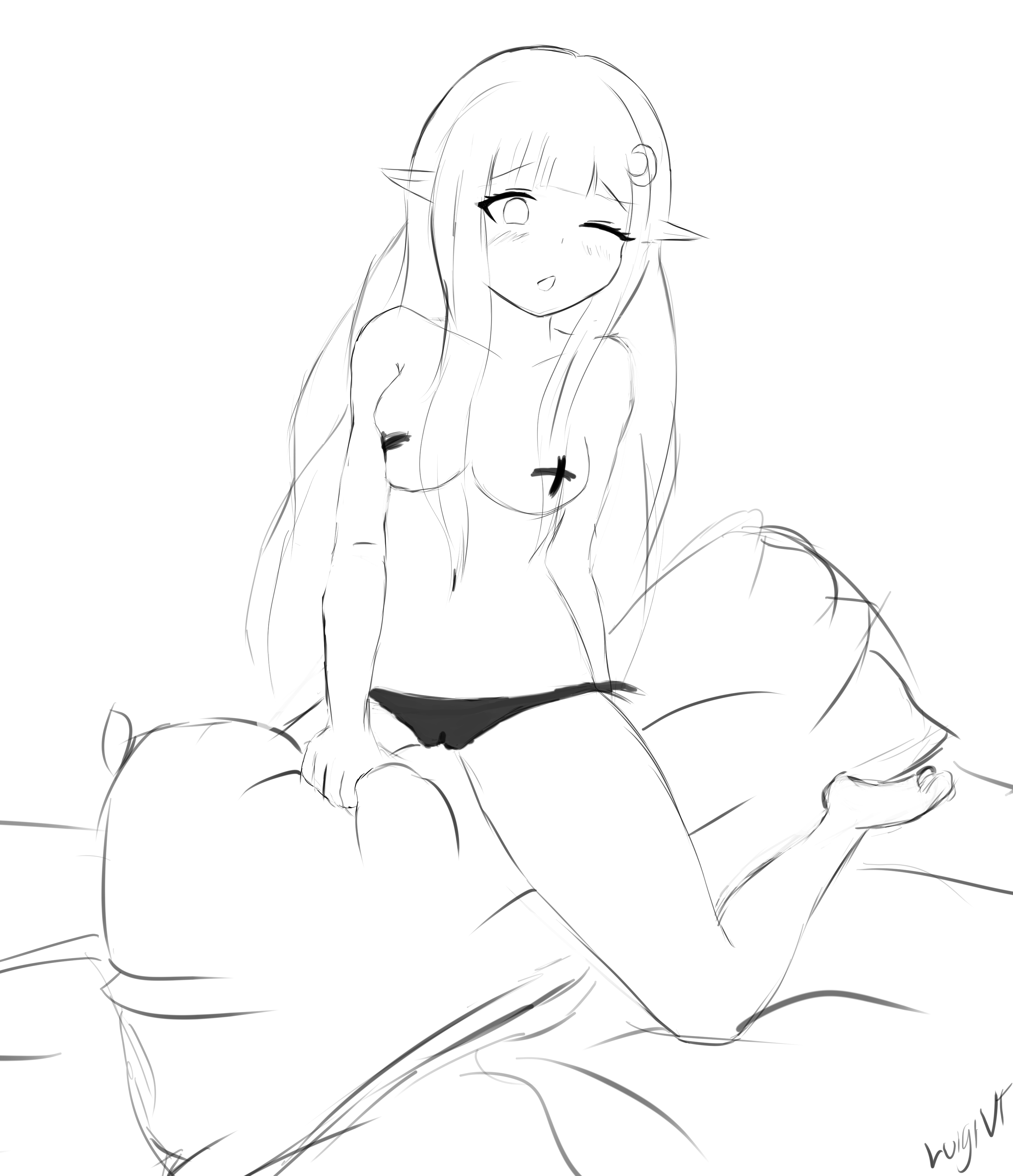 Rule 34 Absurd Res Big Breasts Black Hair Blue Eye Breasts Busty