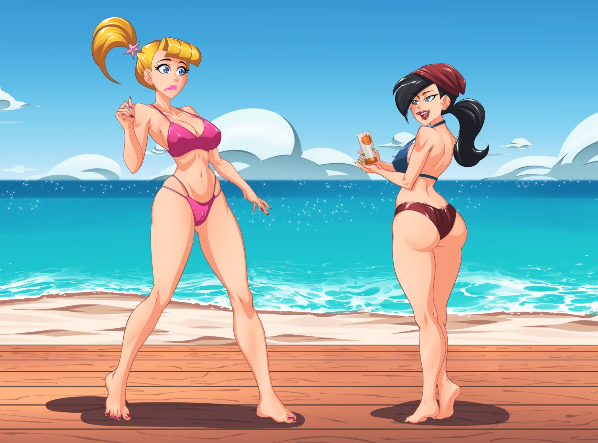 Rule 34 2girls Ass Big Ass Big Breasts Breasts Bust Busty Chest