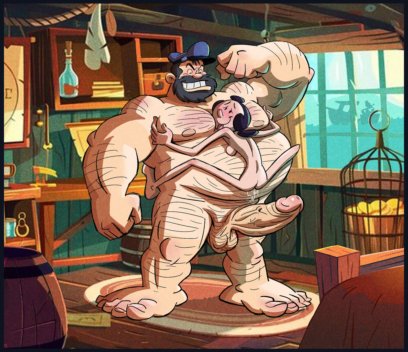 Rule 34 Brutus King Features Syndicate Meatpencil Olive Popeye 9856