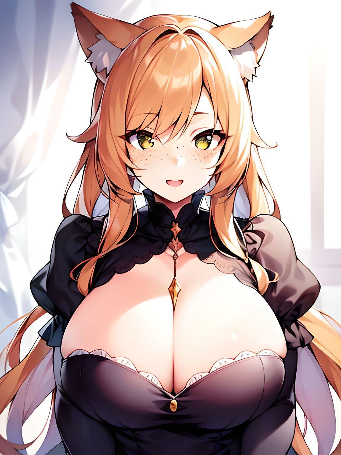 Rule 34 Ai Generated Blonde Hair Breasts Bigger Than Head Cat Ears 7890