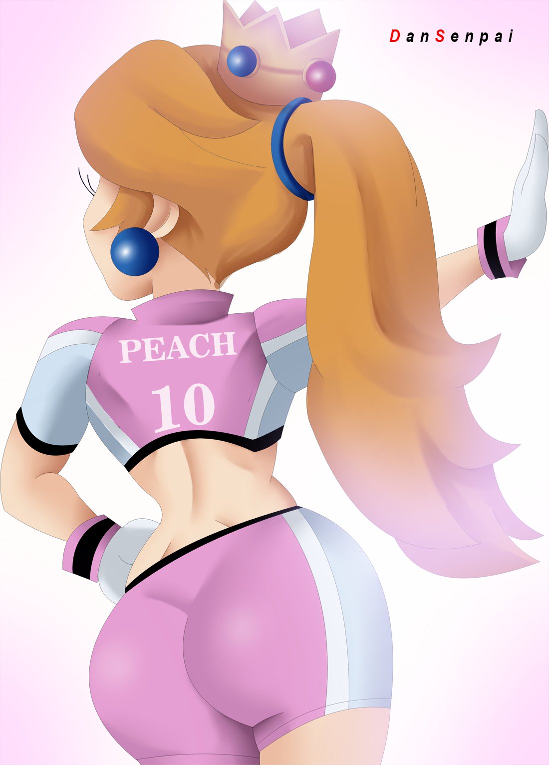 Rule 34 Alternate Costume Ass Blonde Hair Female Female Only Mario 3966