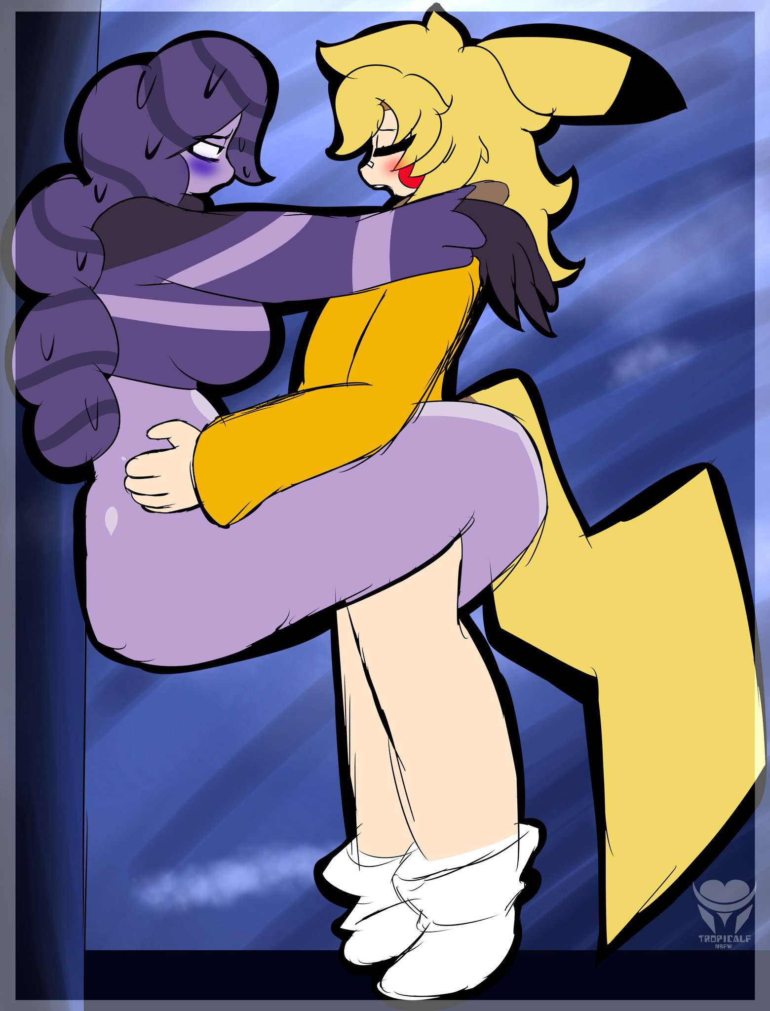 Rule 34 Clothed Sex Gijinka Humanized Muk Patrichu Electr0legacy