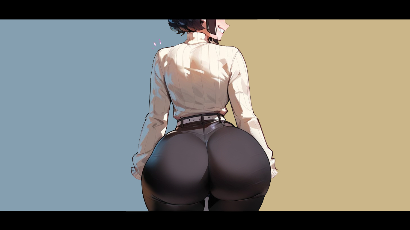 Rule 34 Ai Generated Back View Big Ass Bubble Ass Bubble Butt Female 4630