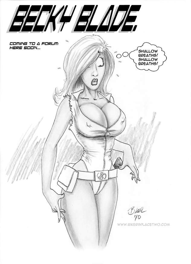 Rule 34 Bikerbloke Breasts Cleavage Dialogue Female Large Breasts 3885