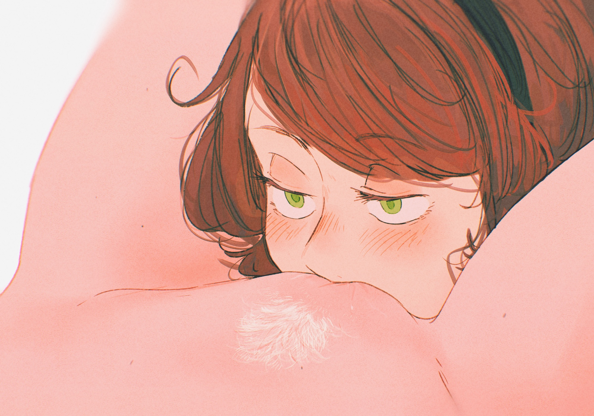 Rule 34 2girls Aidenr0 Artist Asimov Spindle Aidenr0 Cunnilingus Green Eyes Lesbian Sex
