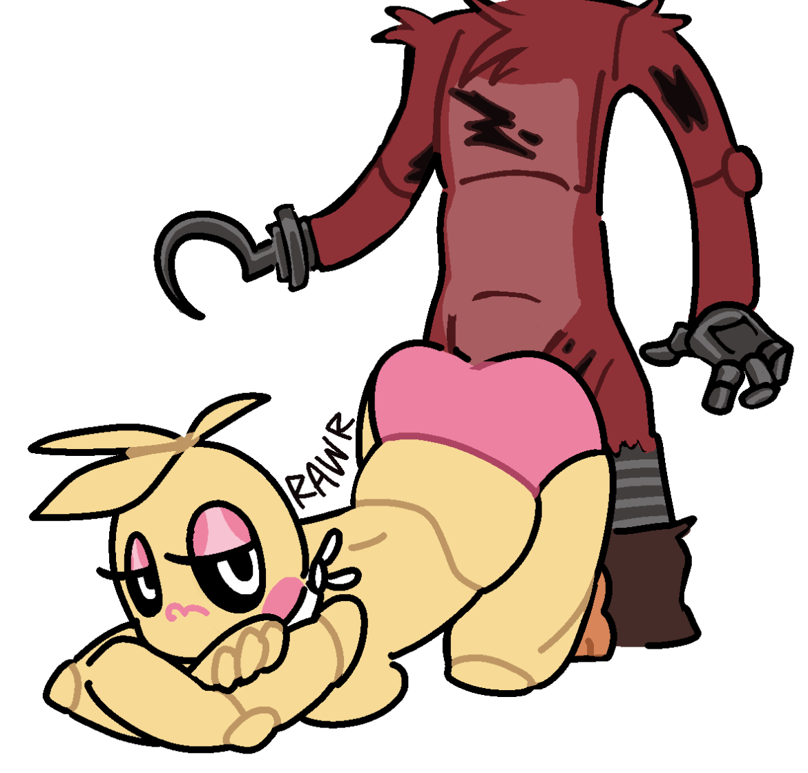 Rule 34 Animatronic Ass Ass Up Backshots Breasts Breasts Out Female Five Nights At Freddys