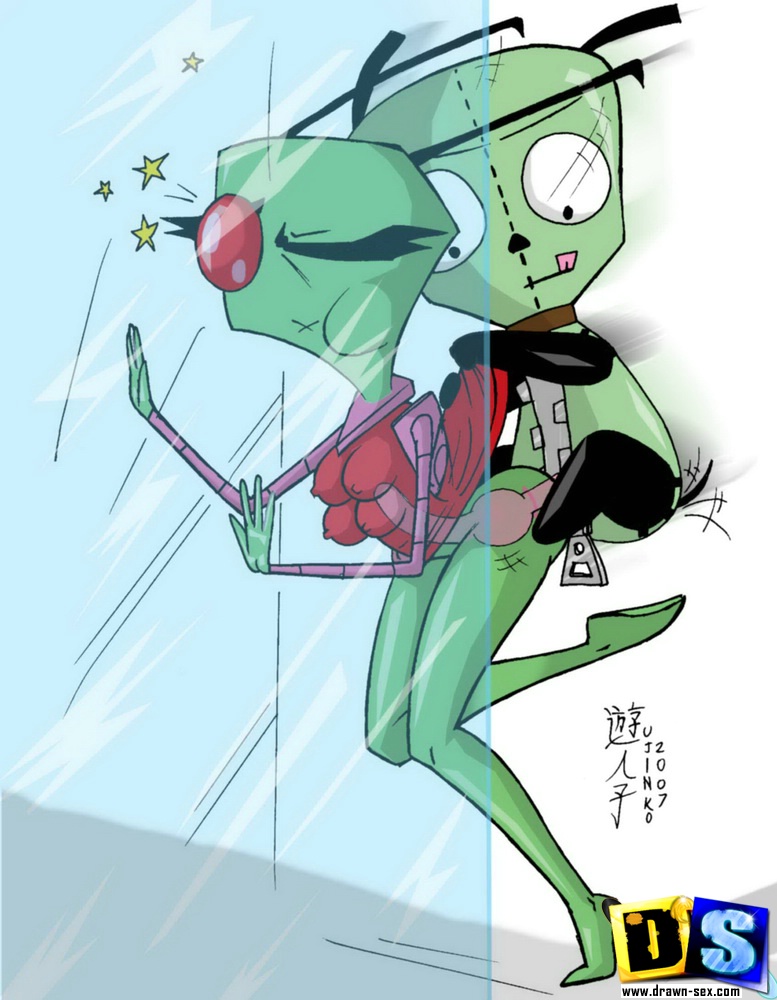 Rule 34 Anal Anal Sex Bad Art Drawn Gir Invader Zim Invader Tenn Invader Zim