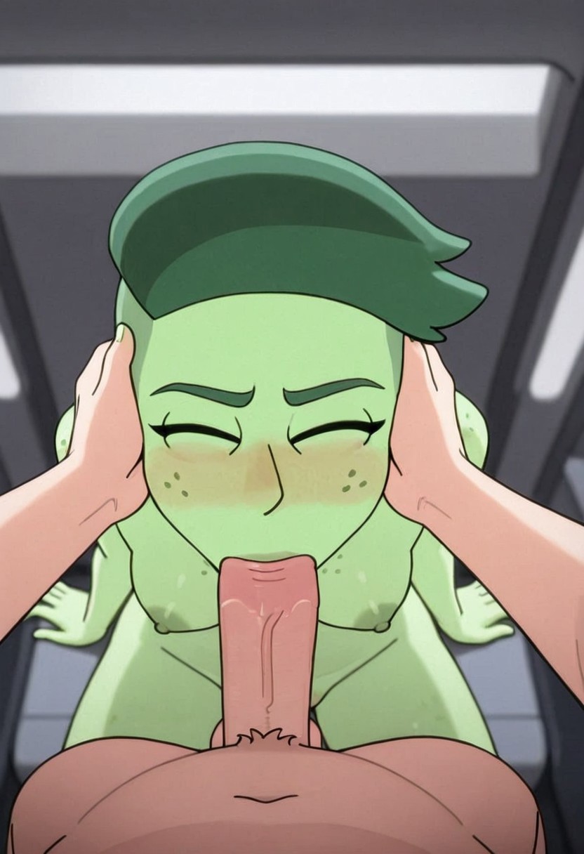 Rule 34 Alien Girl Closed Eyes Dvana Tendi Embarrassed Embarrassed