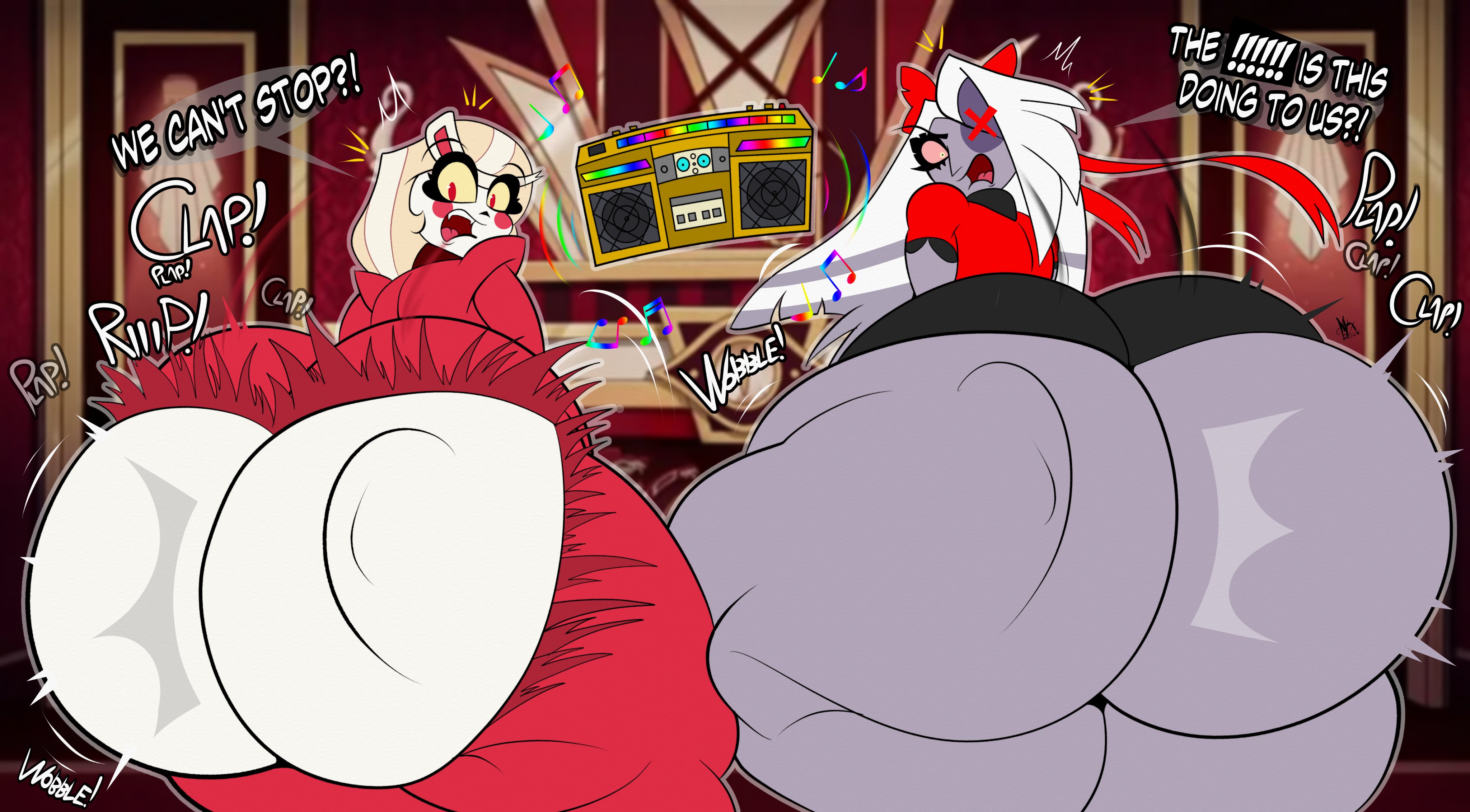 Rule 34 2girls Ass Ass Clapping Ass Expansion Barely Contained Big