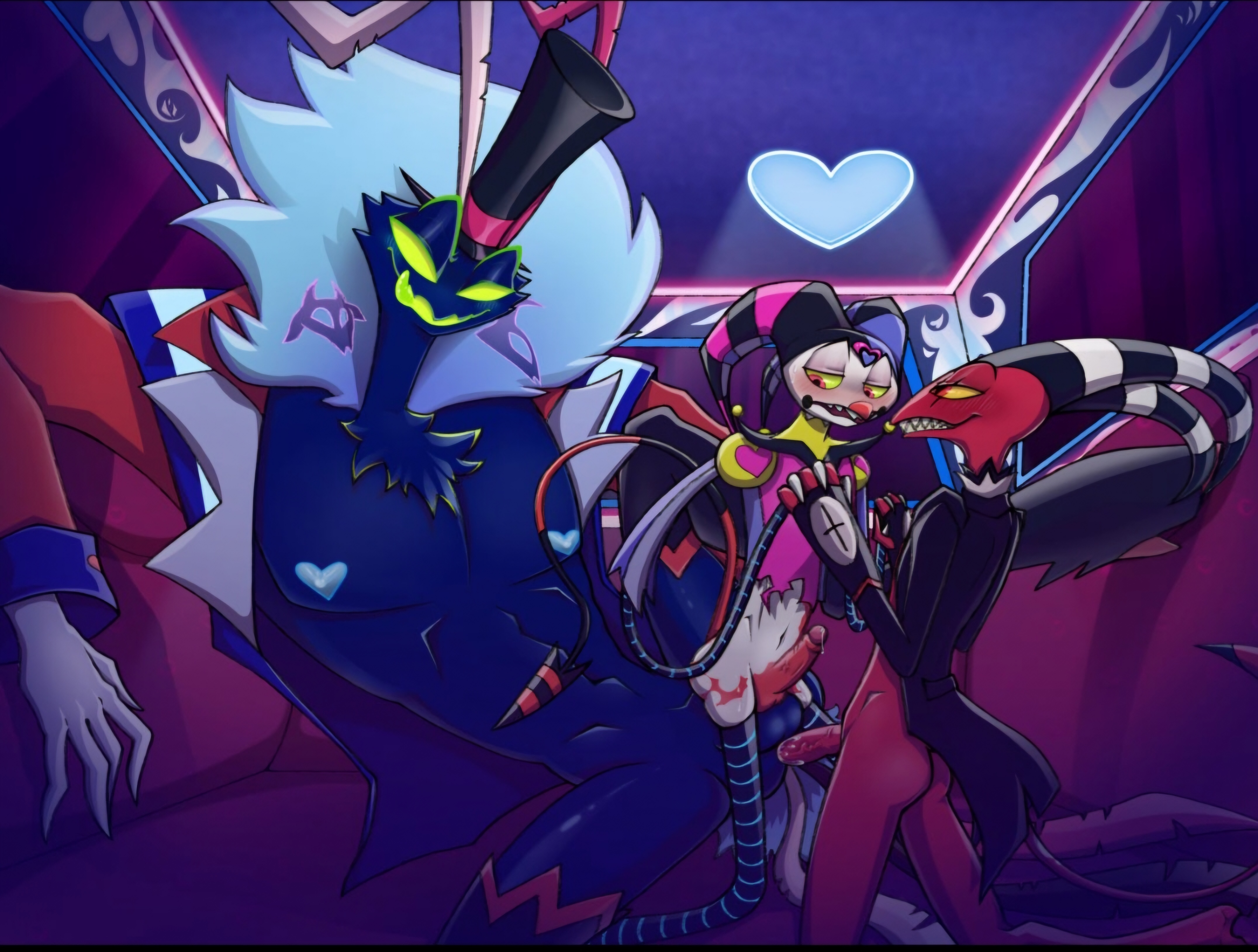 Rule 34 00knox00 Asmodeus Helluva Boss Blitzo Helluva Boss 0844