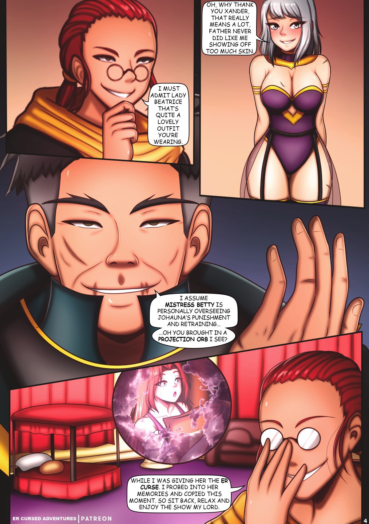 Rule 34 Beatrice Starweller Bed Chapter 3 Comic Curse Drask Er Cursed Adventures Er Writer