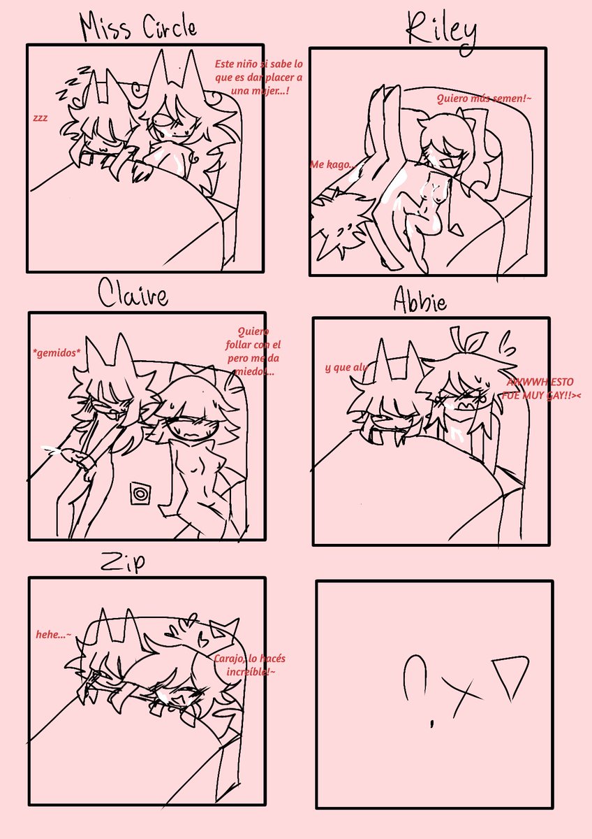 Rule 34 2boys 4girls 6 Panel Comic 3 Abbie Fundamental Paper 5694