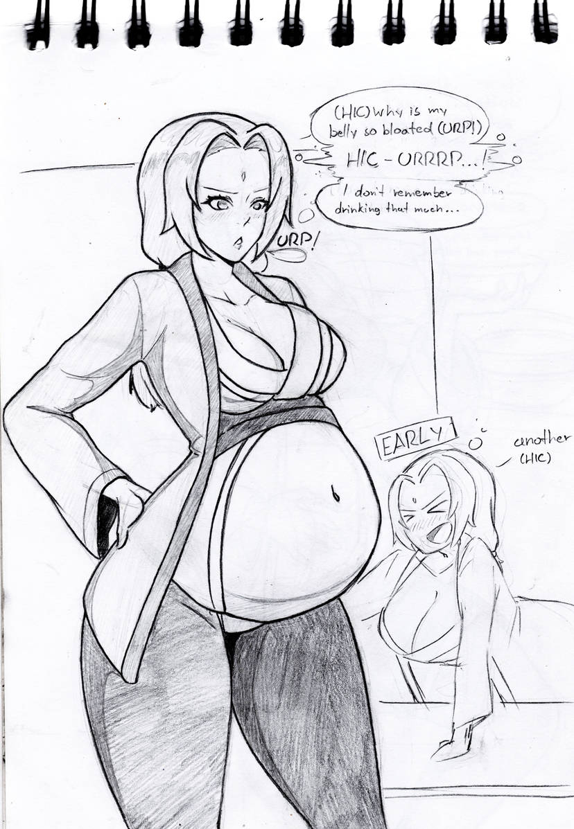 Rule 34 Belly Expansion Bloat Bloated Bloated Belly Bloated Stomach