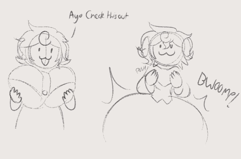 Rule 34 1girls 3 Artist Request Ass Bigger Than Head Breasts Bigger Than Head Hyper Hyper Ass