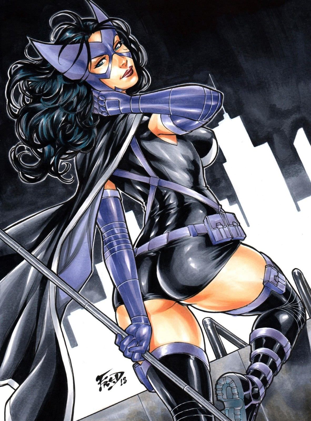 Rule 34 1girls 2018 Ass Big Breasts Birds Of Prey Black Boots Black