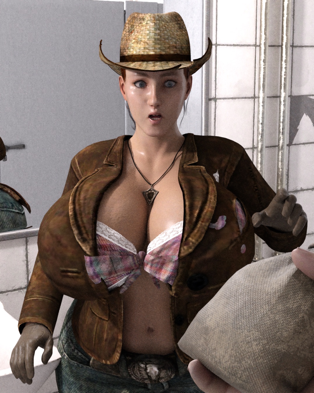 Rule 34 Alphaprimaris Bethesda Bethesda Softworks Cleavage Cowgirl