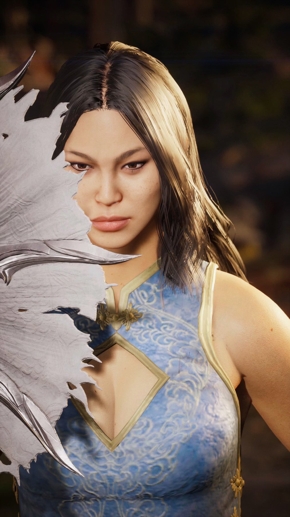 Rule 34 Edenian Hair Hair Down Kitana Kitana New Era Mandarin Dress 6192