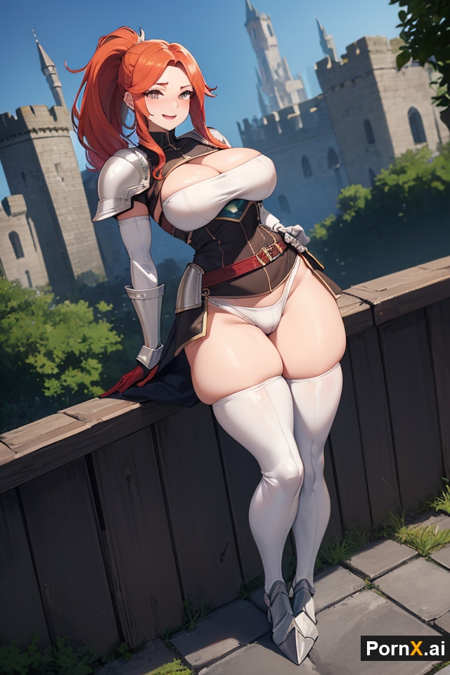 Rule 34 1girls Ai Generated Armor Armored Boots Armored Gloves Castle 4099
