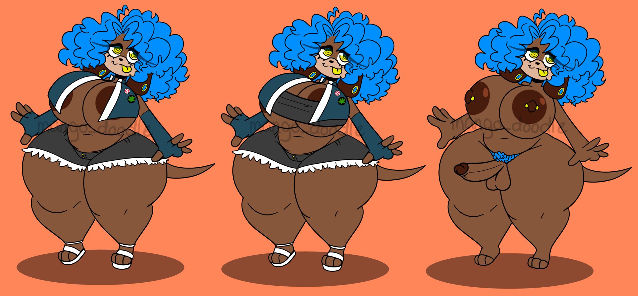 Rule 34 Anthro Dickgirl Furry Furry Futa Futanari Mango Doodling 2249