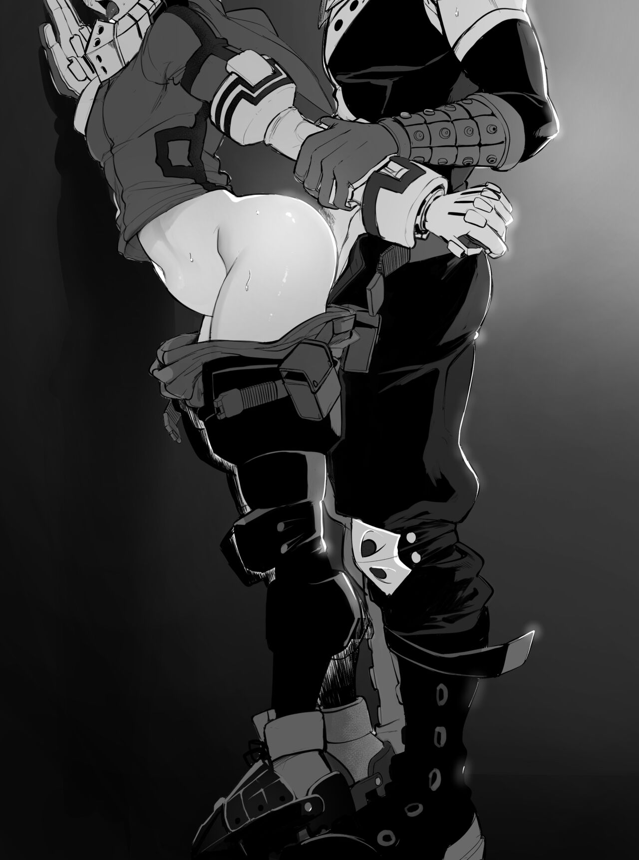 Rule 34 2boys Arched Back Arm Grab Arm Pull Ass Ass Out Bakudeku 4946