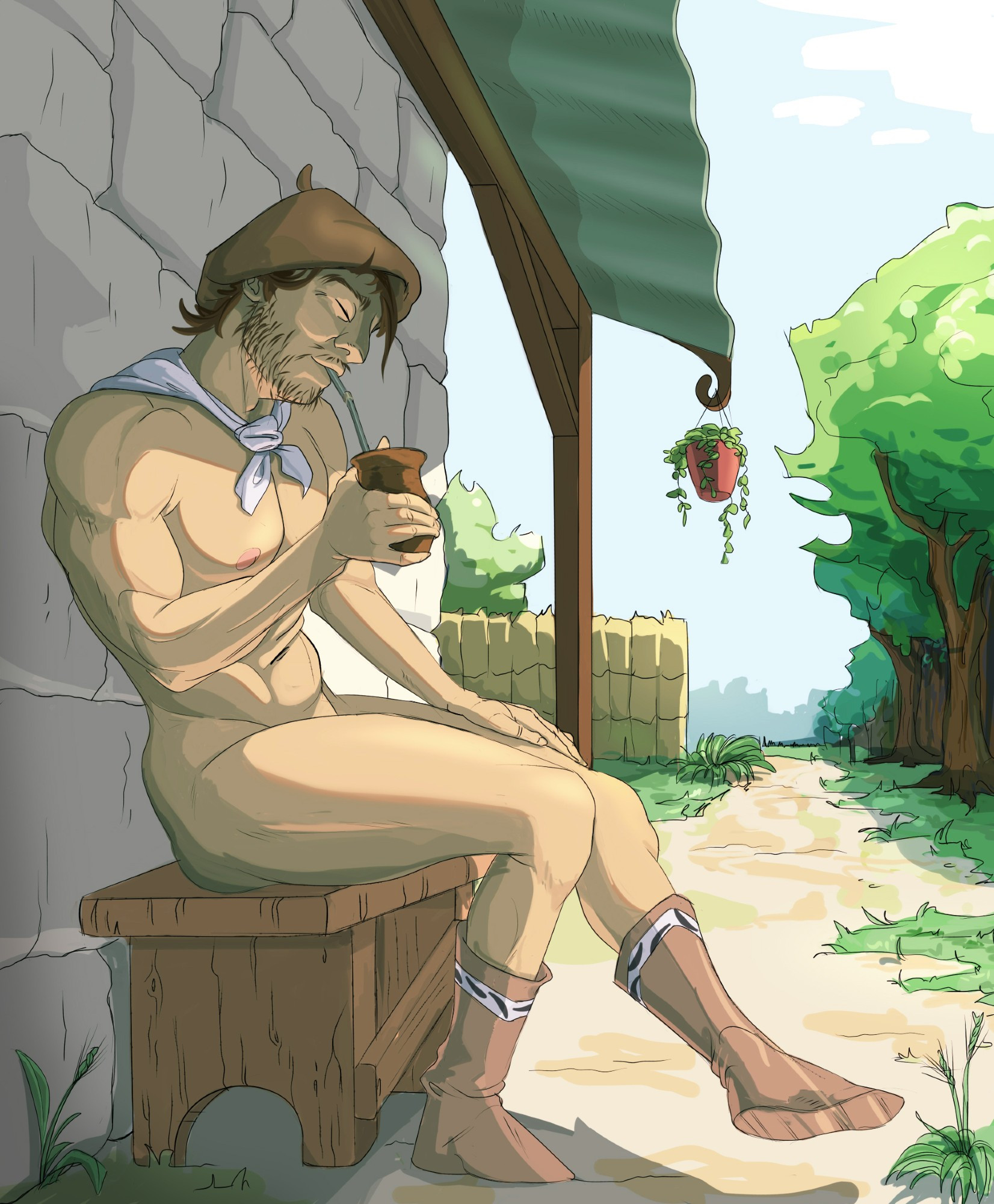 Rule 34 Beard Dilf Gaucho Enjoyer Gay Hair Hairy Hairy Arms Hairy 3868