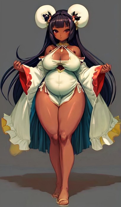 Rule 34 Ai Generated Big Ass Big Breasts Dark Skinned Female Dark 5836