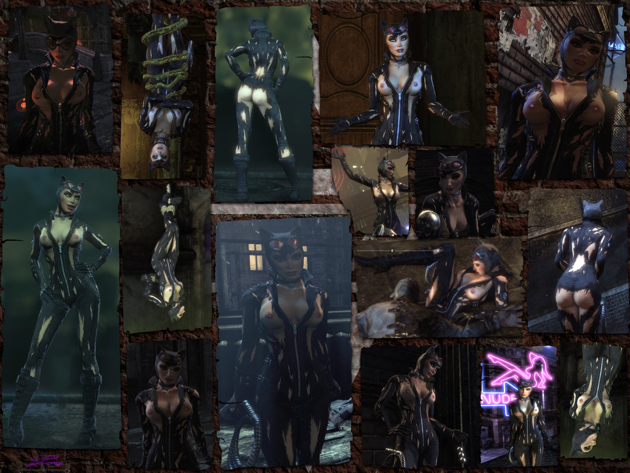 Rule 34 3d 3d Artwork Batman Arkham City Batman Series Catwoman 3378
