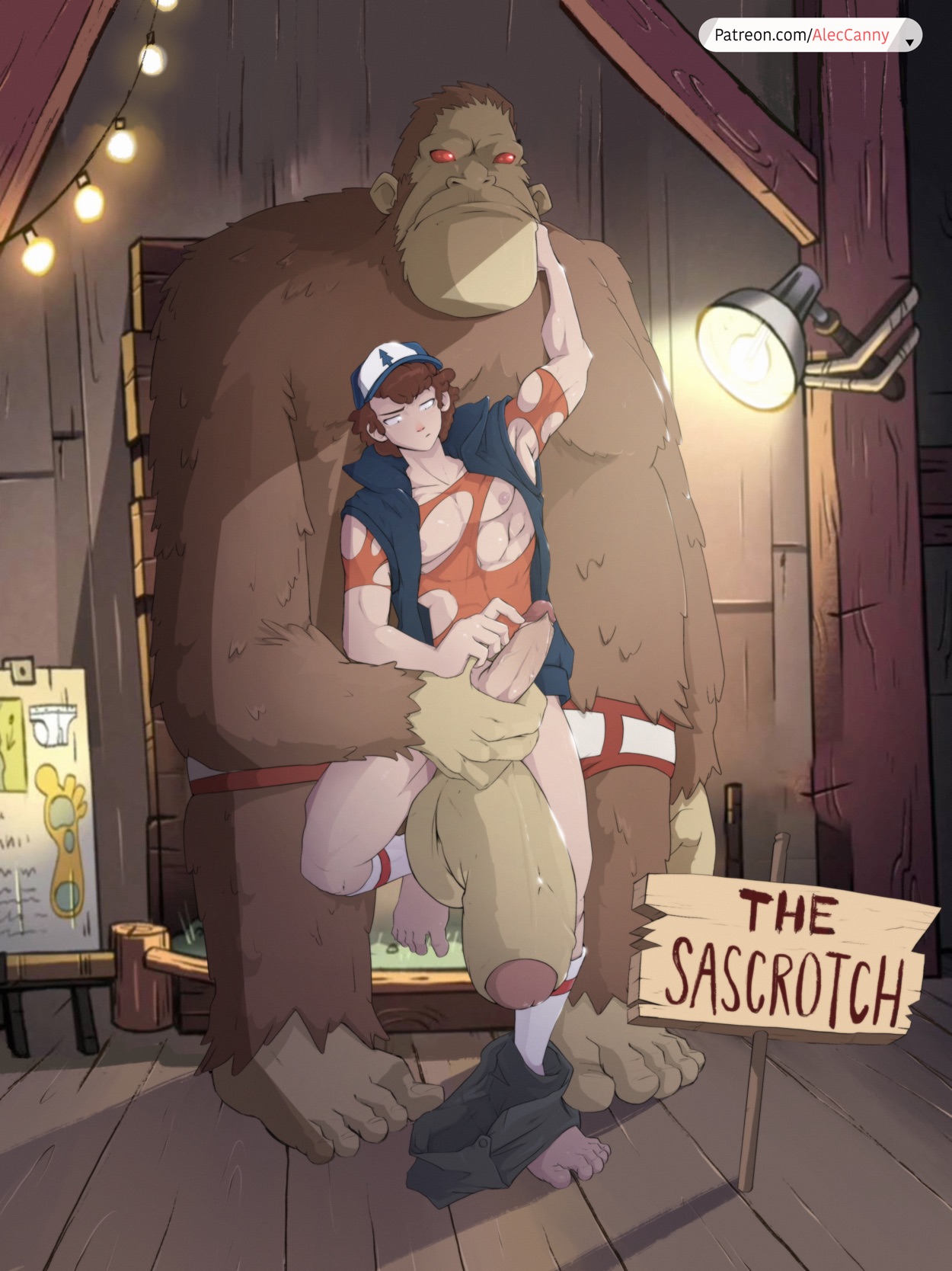 Rule 34 5 Toes Aleccanny Alpha Male Anime Style Big Penis Dipper
