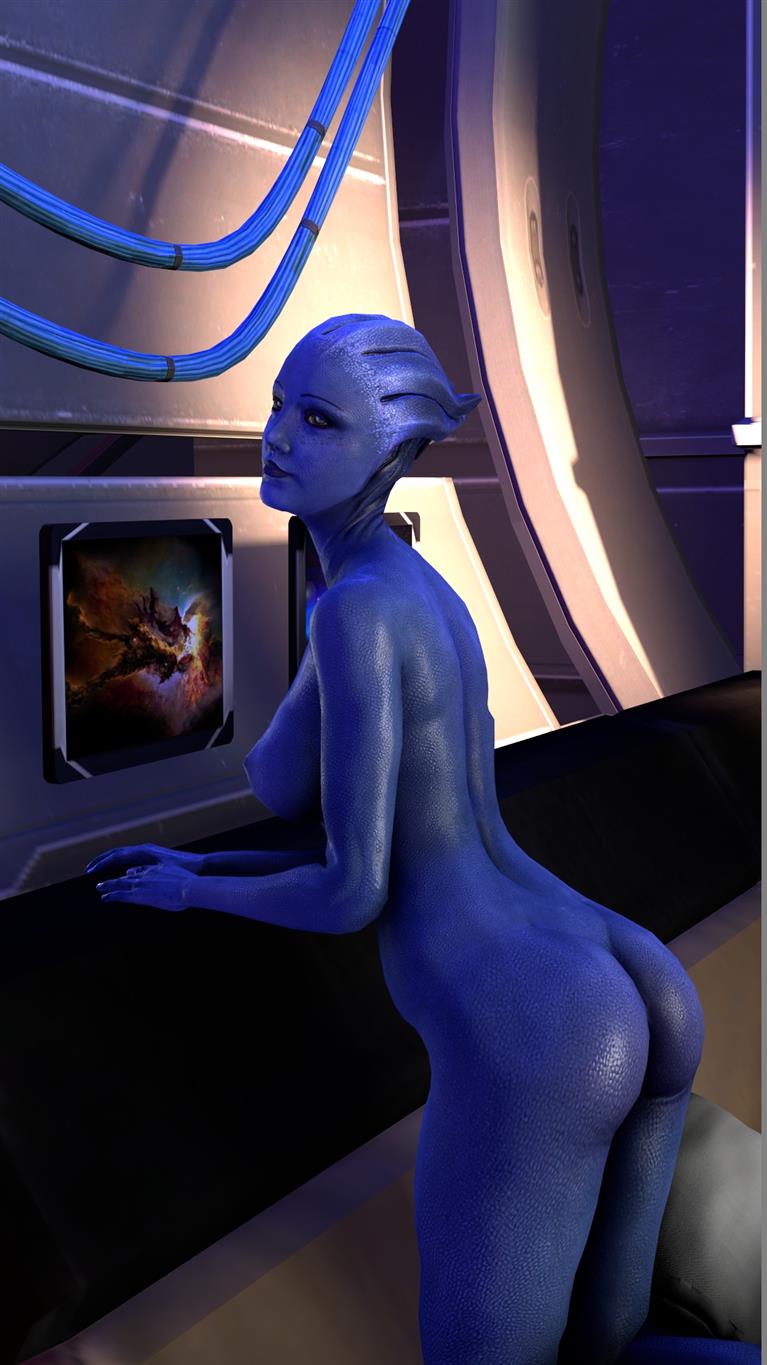Rule 34 3d Asari Bioware Blue Skin Female Female Focus Female Only 9031