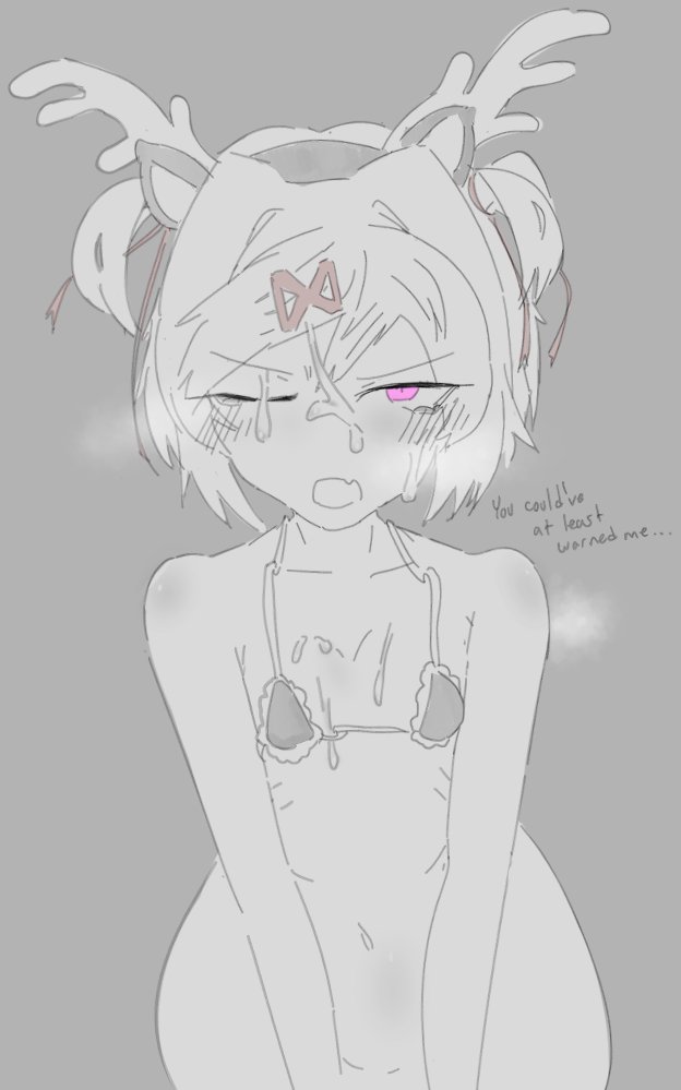 Rule 34 1female 1girls Bare Shoulders Blush Blush Lines Blushing