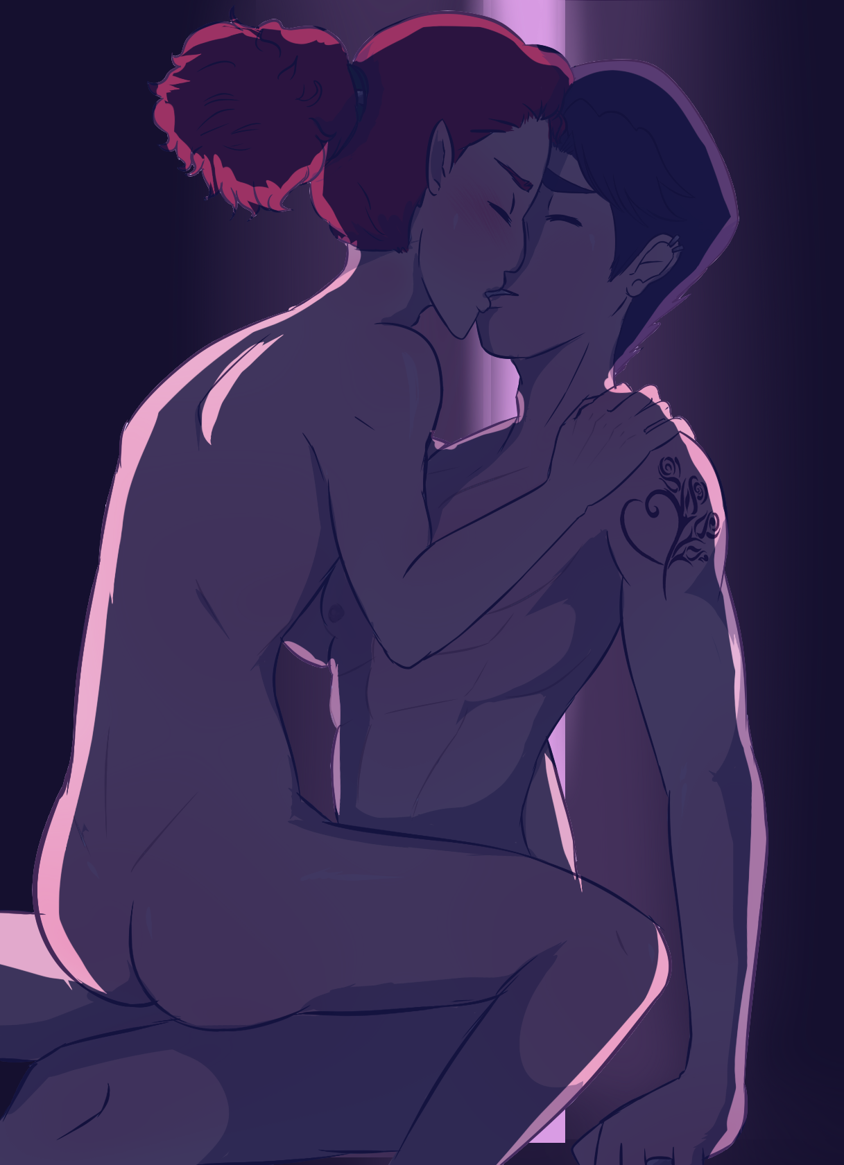 Rule 34 Ass Hugging Kyle Broflovski Nude South Park Stan Marsh Stan X Kyle Straddling Tattoo
