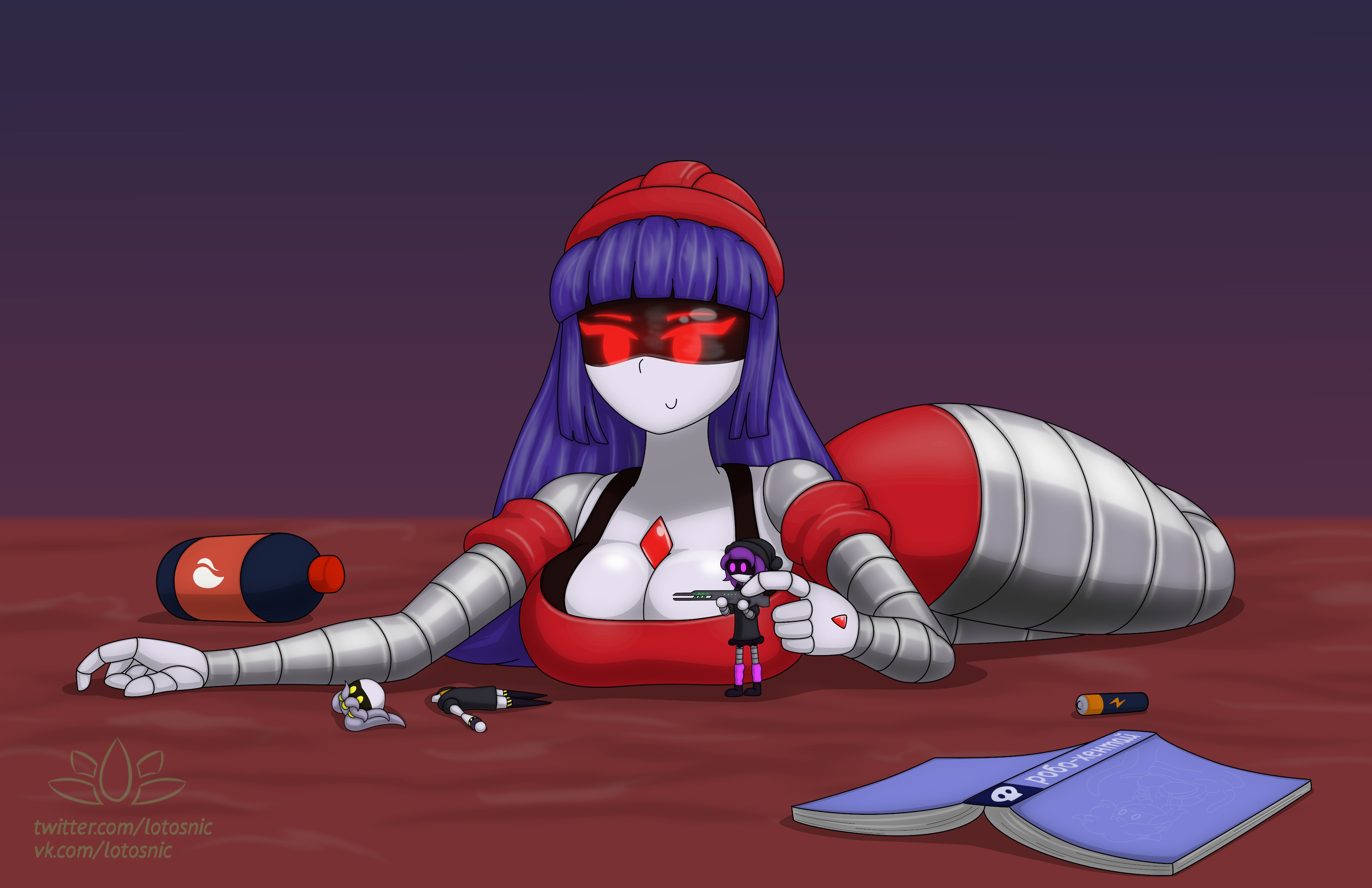 Rule 34 1robot Girl 2d 2toys Blue Eyes Cleavage Doll Murder Drones