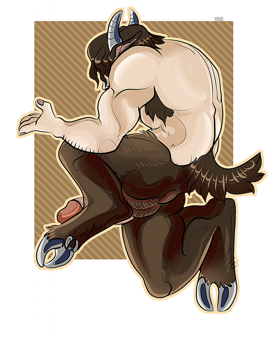 Rule 34 Bara Big Balls Boner Erection Faun George Character Hairy
