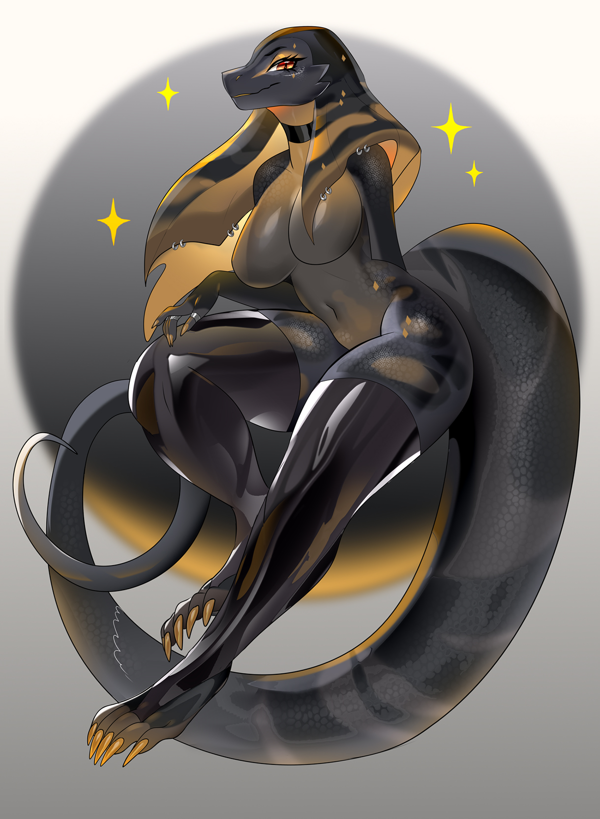 Rule 34 Amethystdust Anthro Big Tail Big Thighs Black Skin Breasts 3761