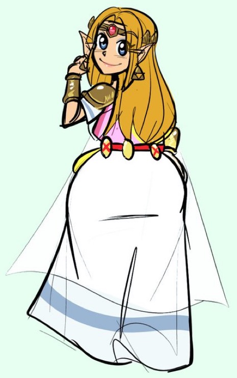 Rule 34 Big Ass Dress Jammedvhs Princess Zelda The Legend Of Zelda