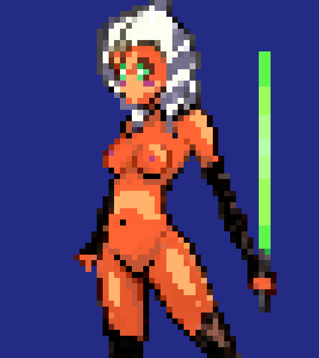 Rule 34 Ahsoka Tano Pixel Art Star Wars Tagme The Clone Wars Season 9709