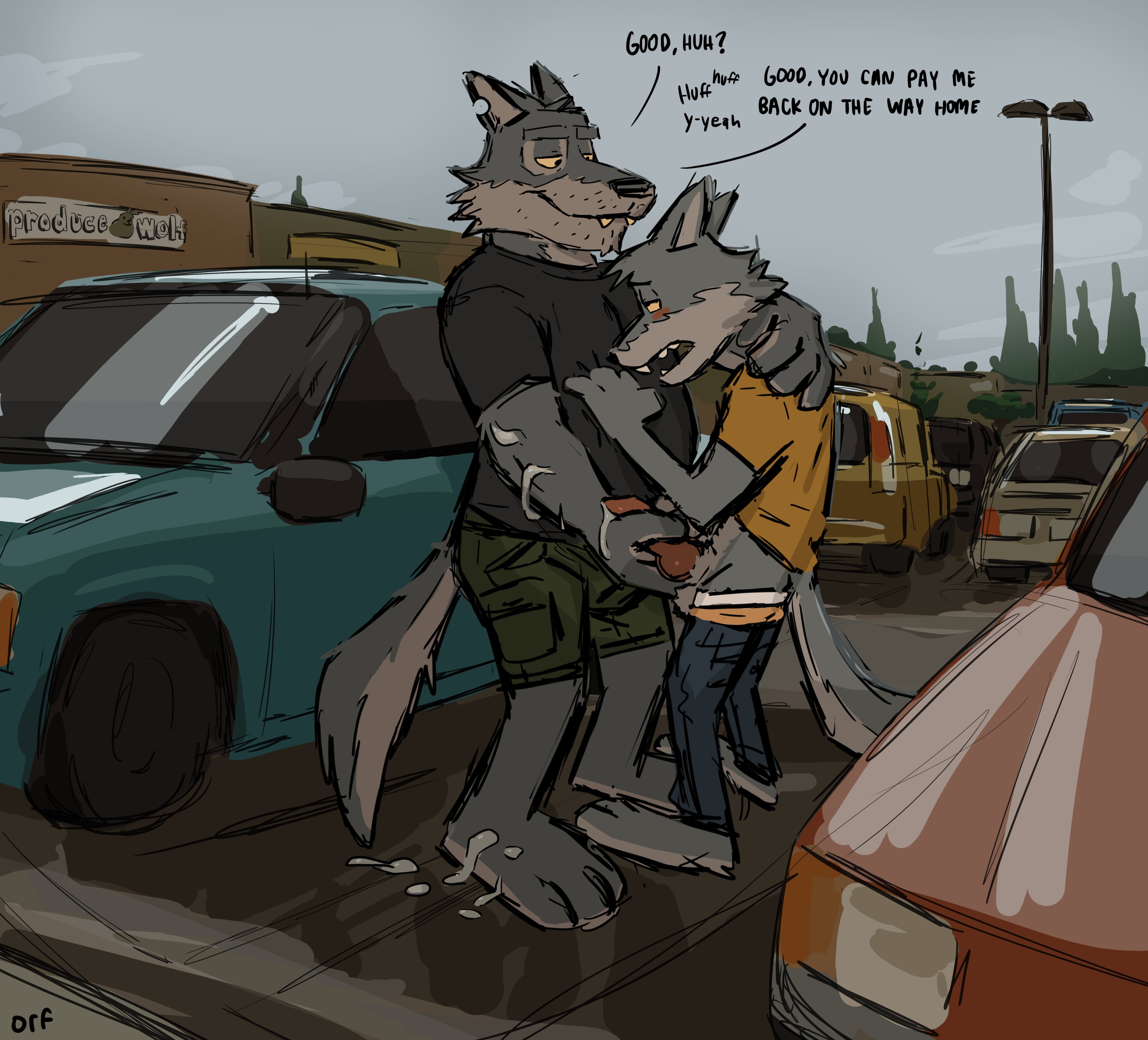 Rule 34 Alpha Male Cocky Cocky Smile Comforting Cum On Arm Dialogue Eddie Orf Father And Son