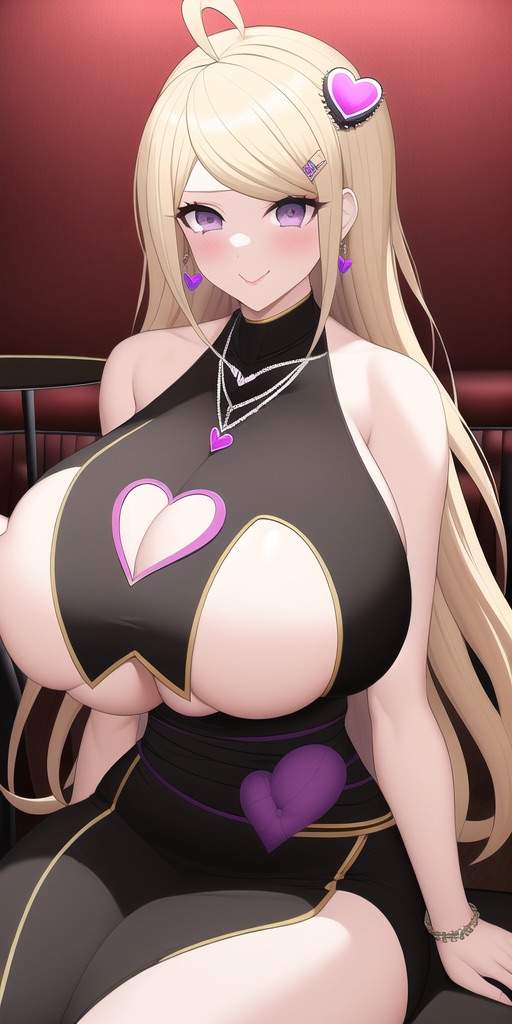 Rule 34 Ahoge Ai Generated Akamatsu Kaede Bimbofication Blonde Hair 9592