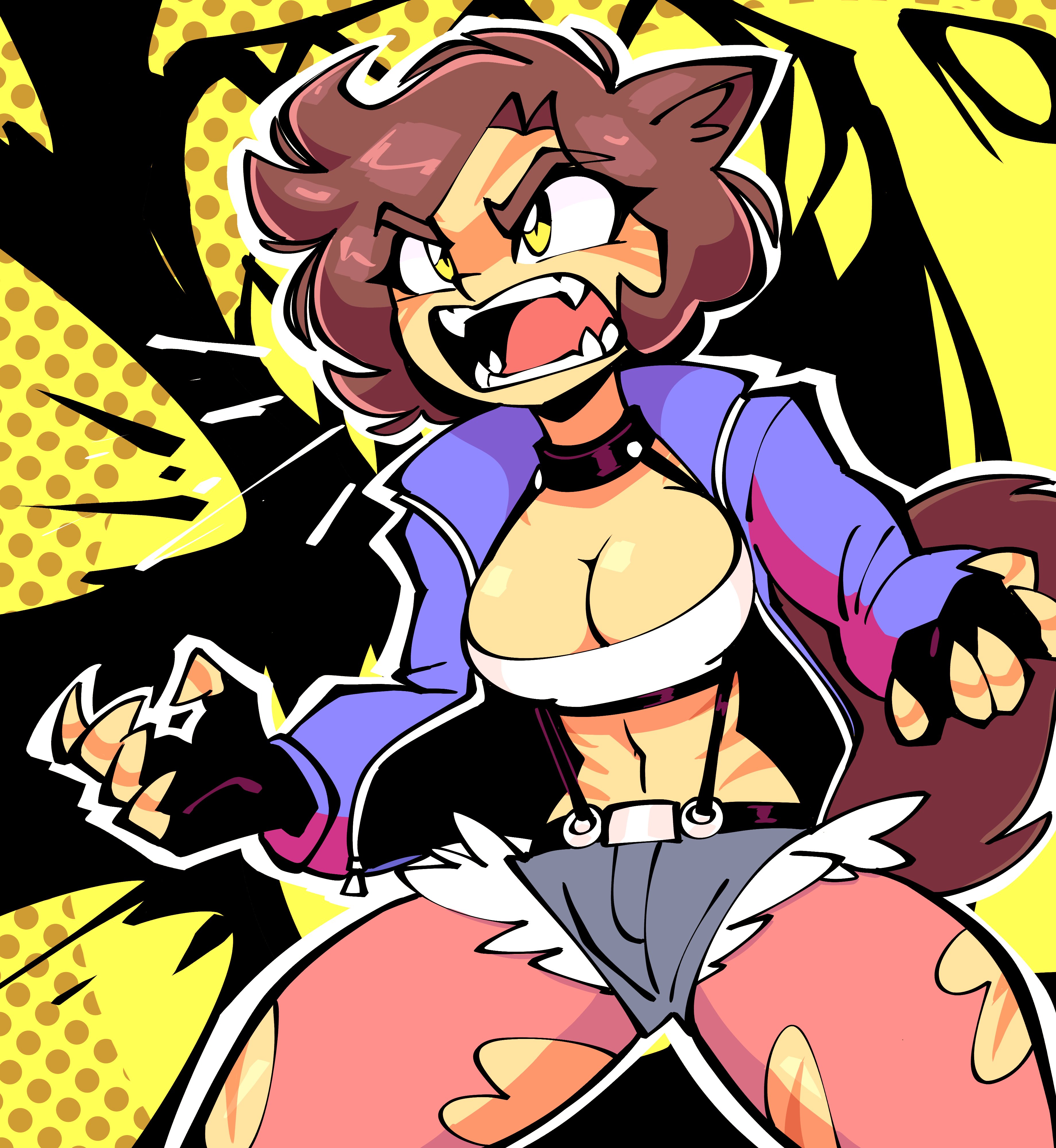 Rule 34 2d 2d Artwork 5 Fingers Anthro Breasts Female Female Focus