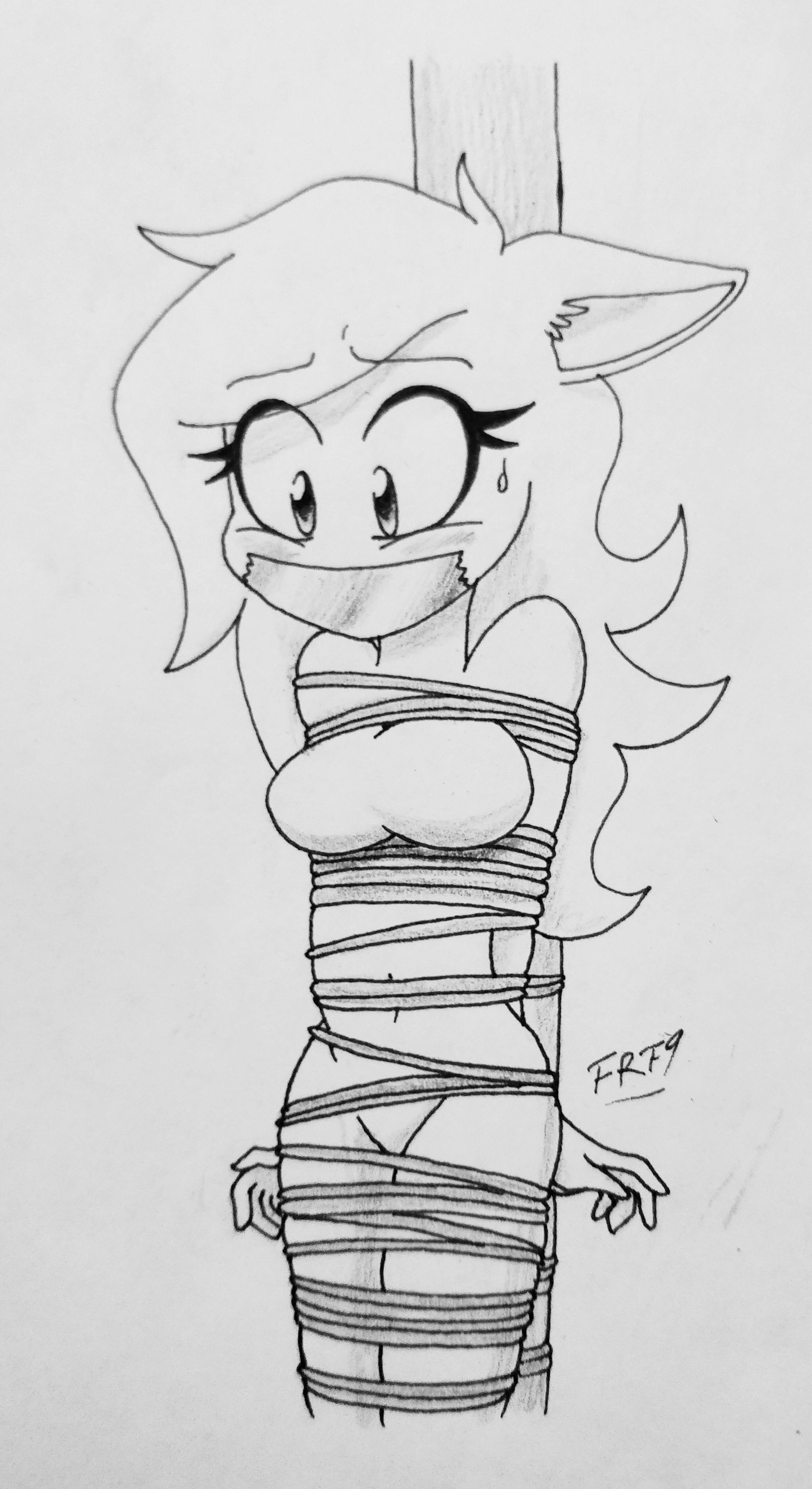 Rule 34 Anthro Anthro Only Bondage Bound Breasts Cutie Frefer9 Female