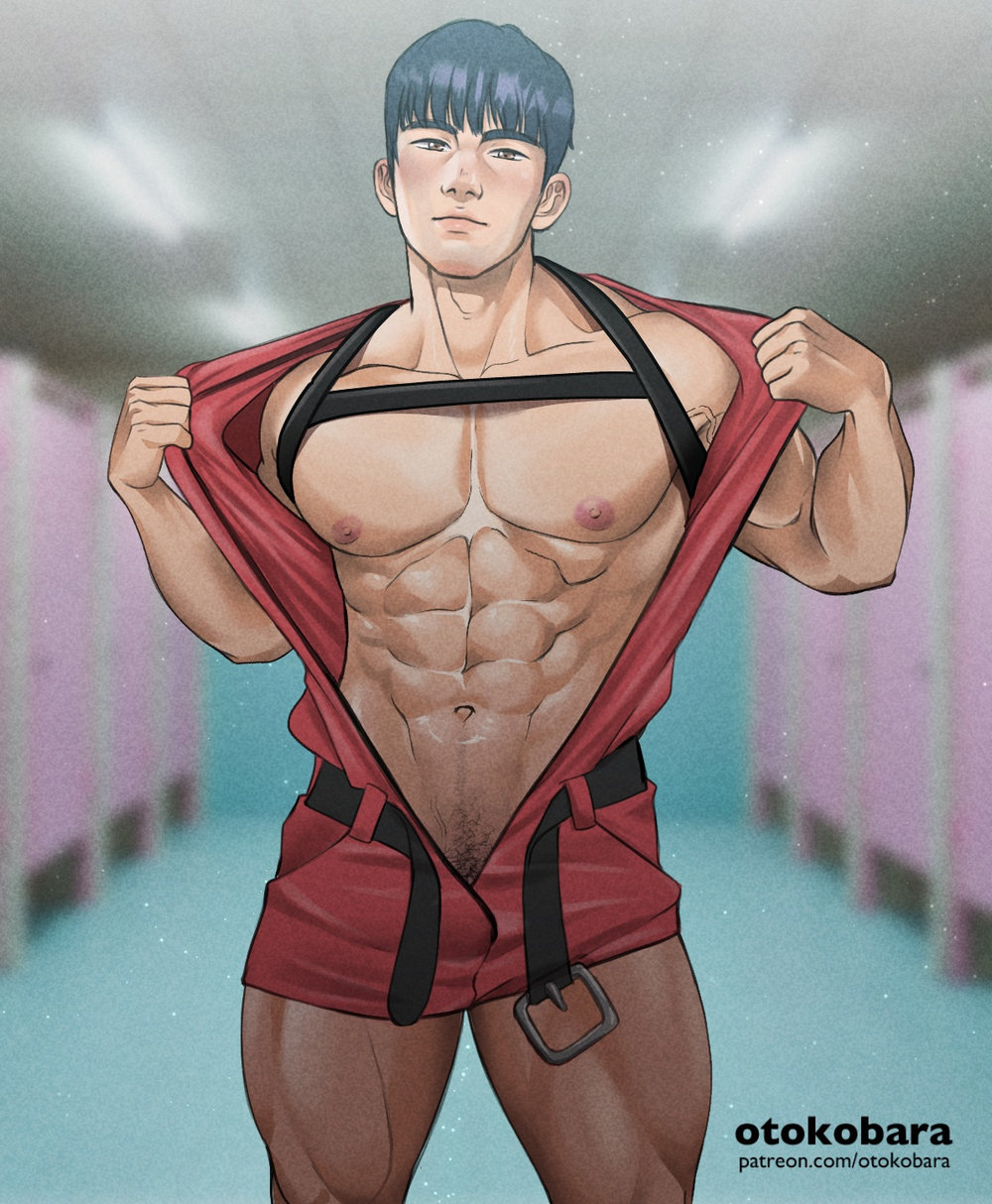 Rule 34 1boy Abs Male Male Focus Male Only Muscles Muscular Otokobara 1577
