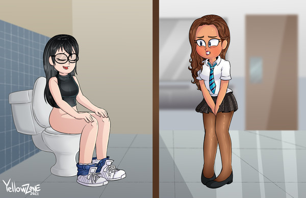Rule 34 2girls Bathroom Bathroom Stall Belinda Multiple Girls Need To