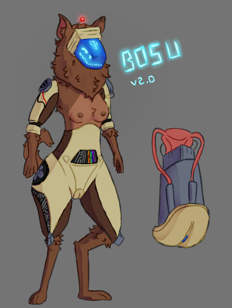 Rule 34 Anthro Bosu Breasts Cameltoe Dodrawings4food Exposed Wires Female Female Only Fur