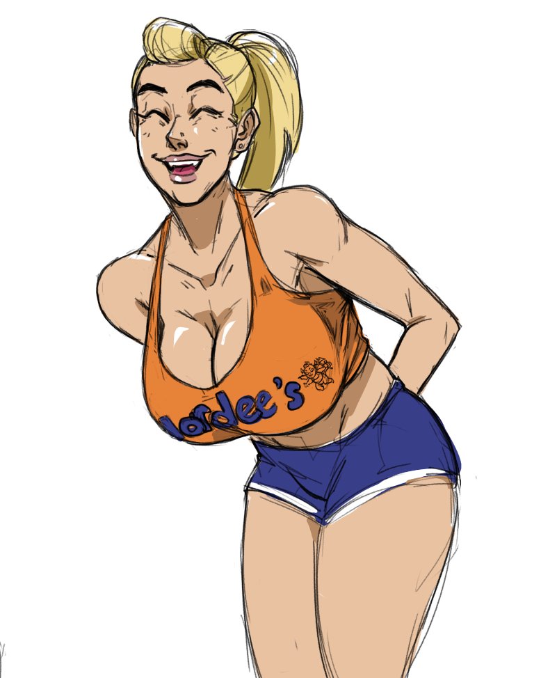 Rule 34 1girls Adora Big Breasts Blonde Female Blonde Hair Cleavage